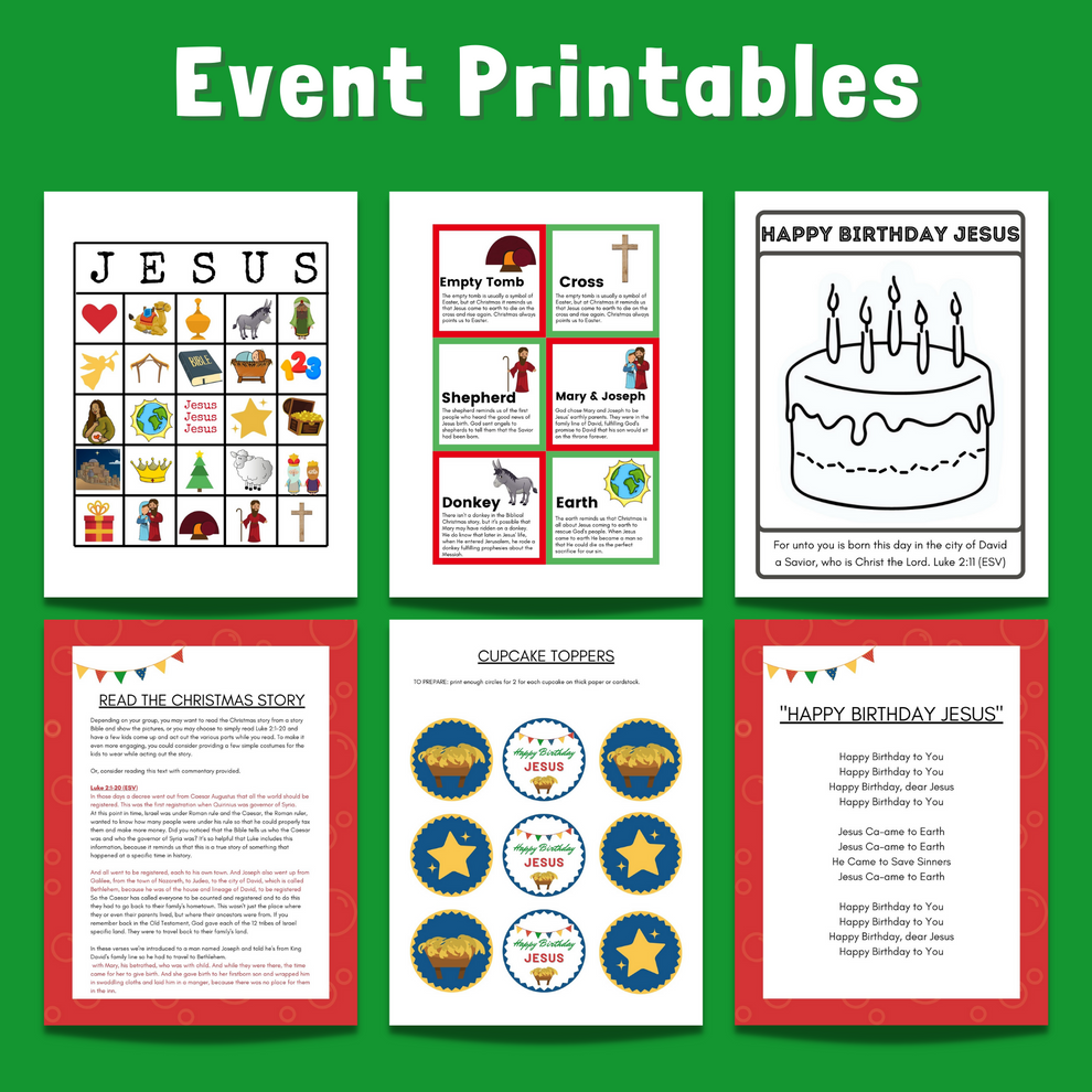 Jesus Birthday Party - Christmas Event for Church or Home – Big Truth ...